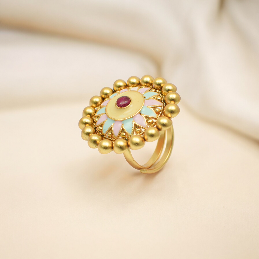 Aanya Temple Rings– Women's Paradise