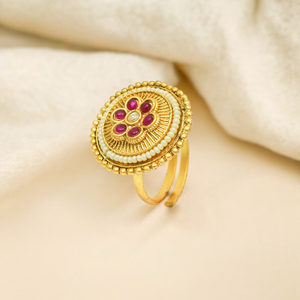 Abha Temple Rings– Women's Paradise